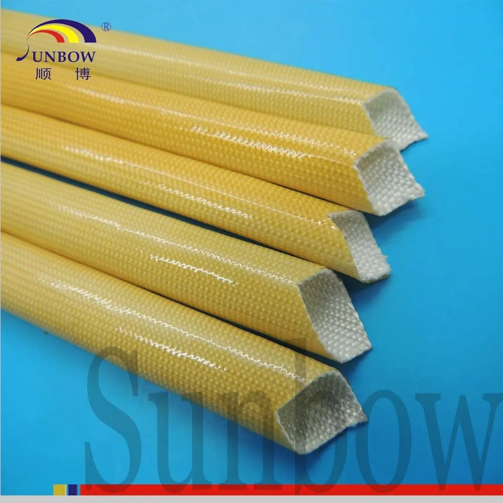 Class F Insulation Fiberglass Insulating Sleeving With Polyurethane ...