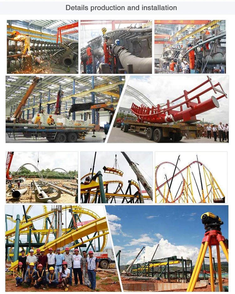 Water Park Rides - Joy Big Roller Coaster Log Jam Ride