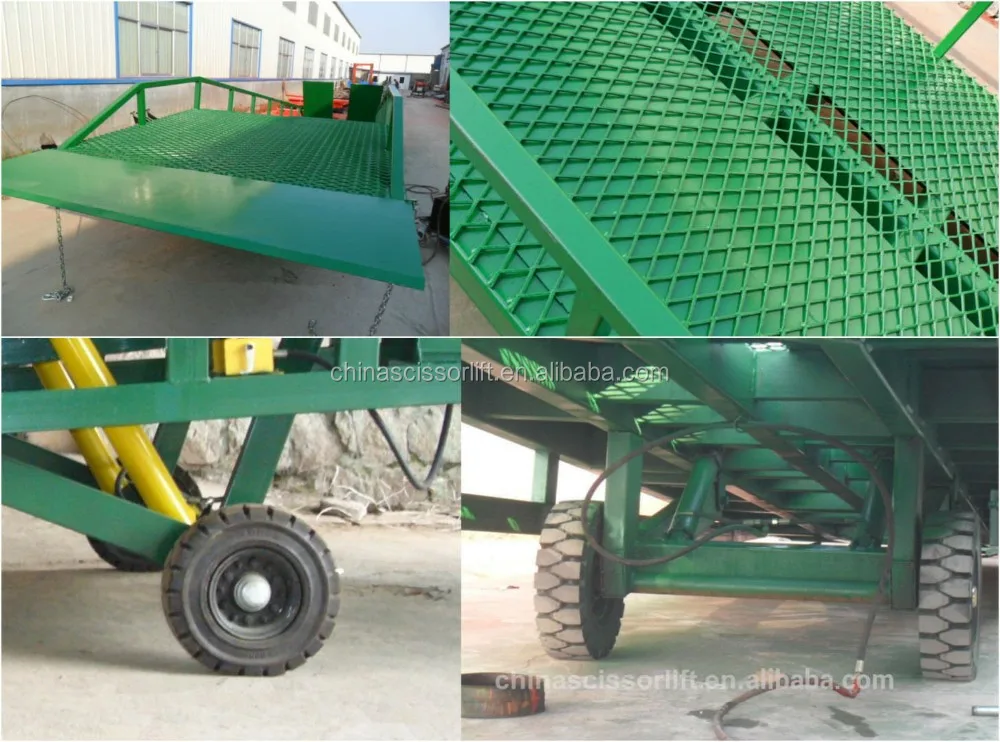 Container Loading And Unloading Platform Mobile Boarding Bridge 8 Tons ...
