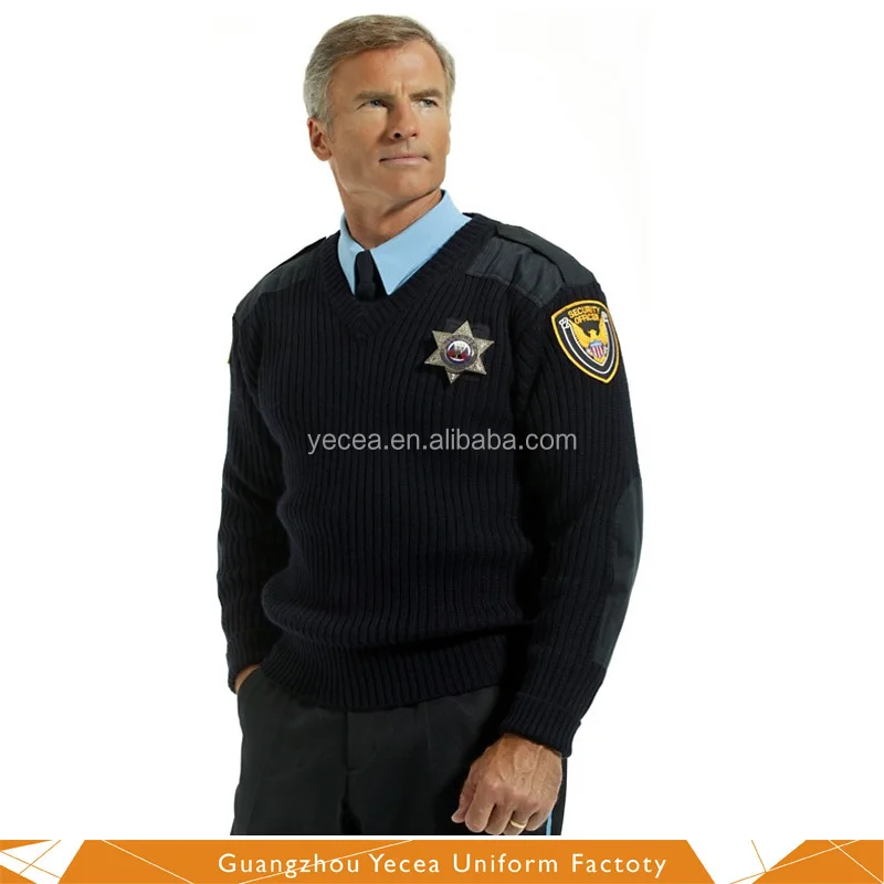 High Quality Security Guard Acrylic Sweater Uniforms - Buy Guard ...