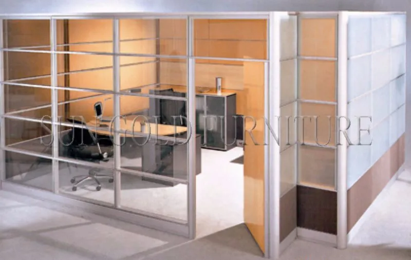 Modern Mountable 60mm Thickness Workstation Partition Wall