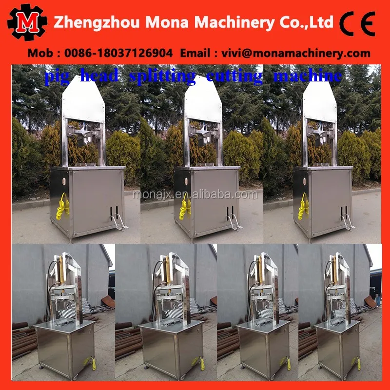 Pig Head Splitting Cutting Machine for Pig Slaughterhouse Plant
