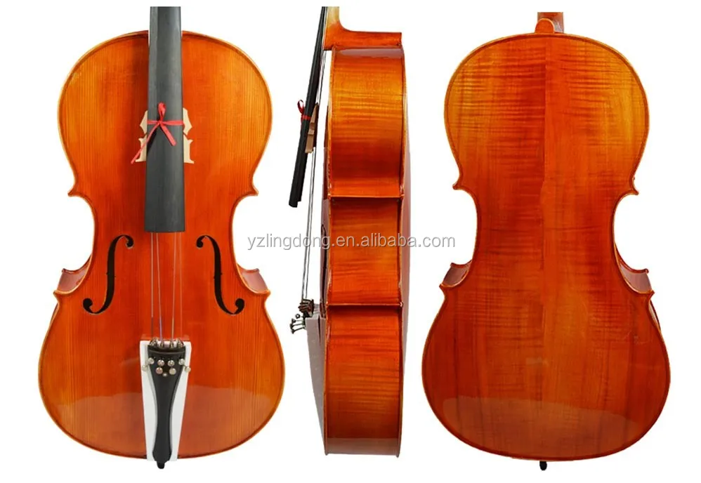 High Quality Professional Handmade Flamed Cello 1/4-4/4 - Buy ...