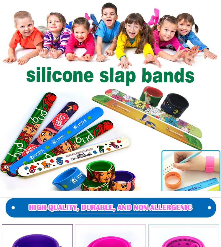 Slap Bands For Giveaways/slap Wrap Armband/glow In The Dark Slap ...