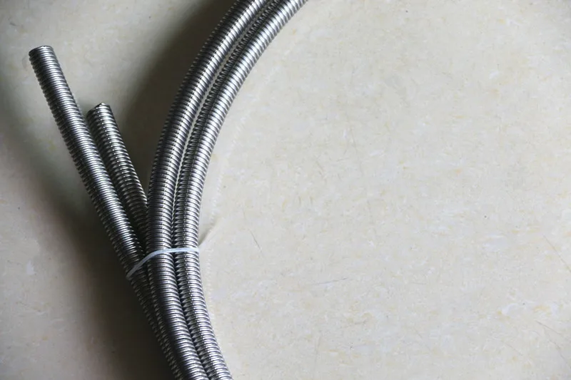 1/4'' 3/8'' 1/2'' 3/4'' 1' Stainless Steel Corrugated Flexible Pressure ...