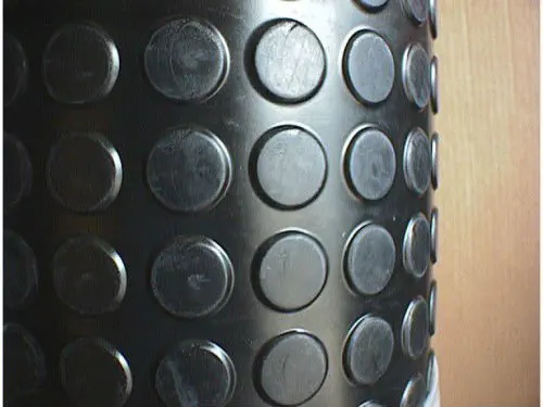 Antislip Round Button Rubber Flooring Mat for Garage