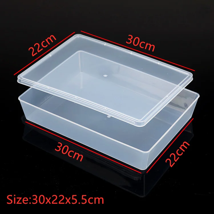 Custom Made Transparent Soft Plastic Sliding Storage Box A4 Spare Parts