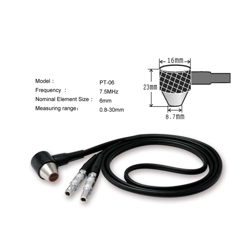 Standard 7.5mhz Ultrasound/ultrasonic Thickness Test Probe Small Tube ...