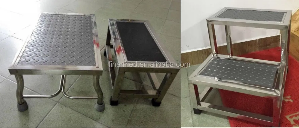 Lightweight Alumimum Hospital Stackable Foot Step Stool - Buy Foot Step ...