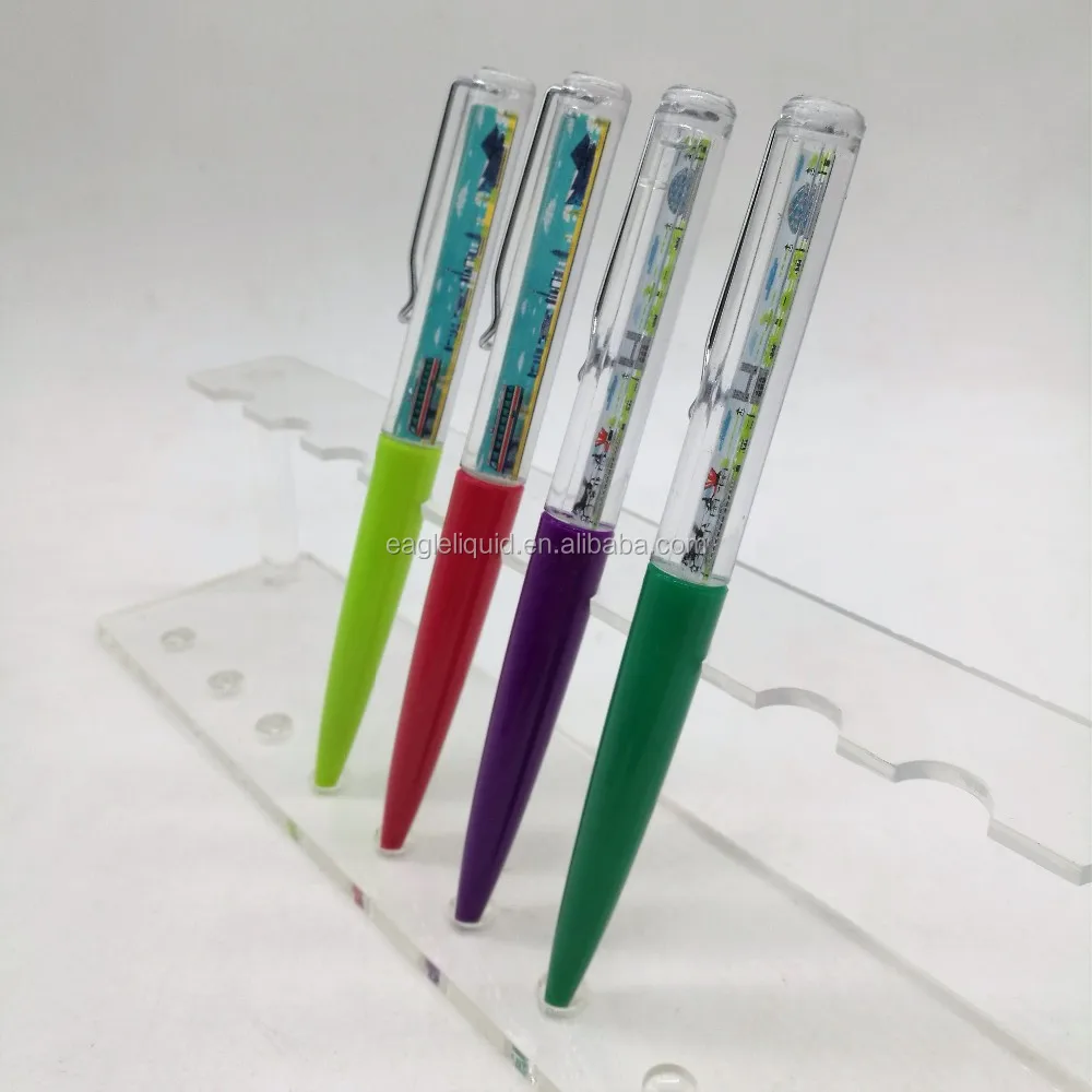 Promotional 2d Pvc Floating Pen,Oil Liquid Ballpoint Pen - Buy Floating ...