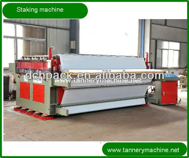 Leather Staking Machine - Soften & Grade Textiles Efficiently