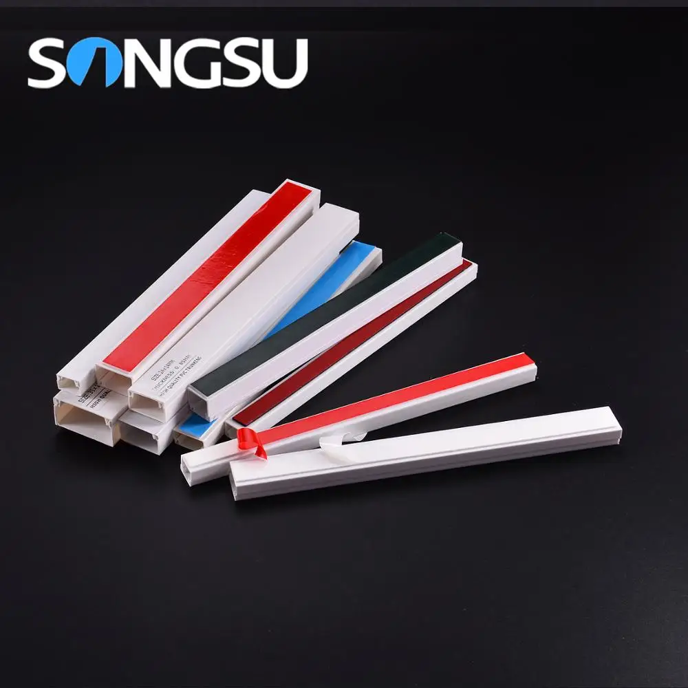 Ce Durable Pvc Electric Cable Self-adhesive Trunking Mini Trunking/full ...