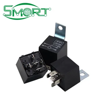 Smart Electronics Waterproof Car Relay 12v 5pin 40a Long Life Black Red ...