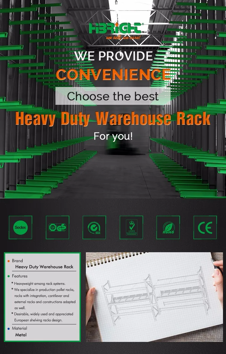 Industrial Commercial Double Stacking Gondola Pallet Warehouse Storage ...