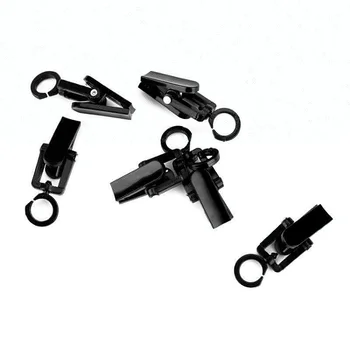 Small Plastic Black Curtain Clip Rings - Buy Curtain Clip Rings,Black ...