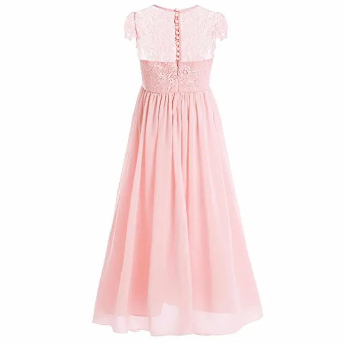 7-14 Years Old Girl Long Gowns Piano Proms Dress Summer Elegant ...