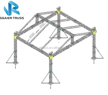 Rectangular Truss Aluminum Tube Truss Round Pipe Truss - Buy ...