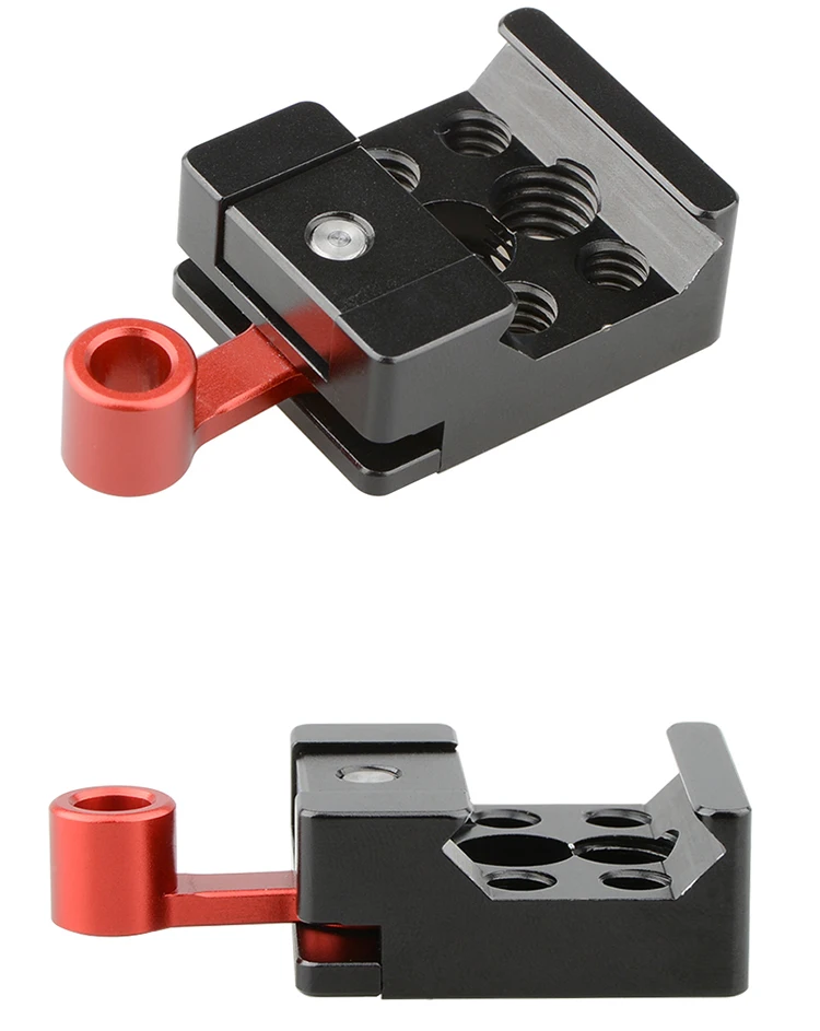 CAMVATE QR NATO Cold Shoe Rail Clamp for Small Camera/monitor