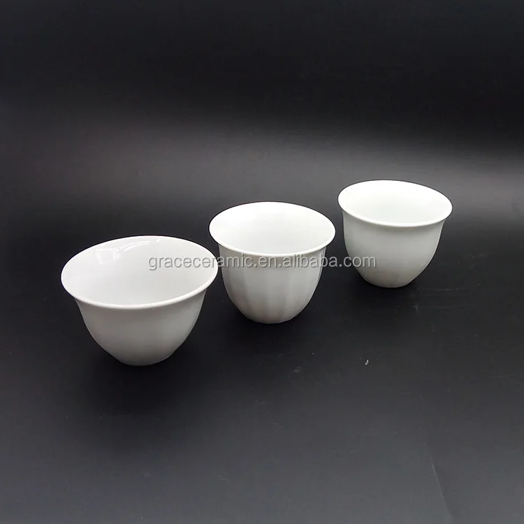 Hot Selling China Suppliers White Ceramic Arabic Coffee Tea Cups Cawa ...