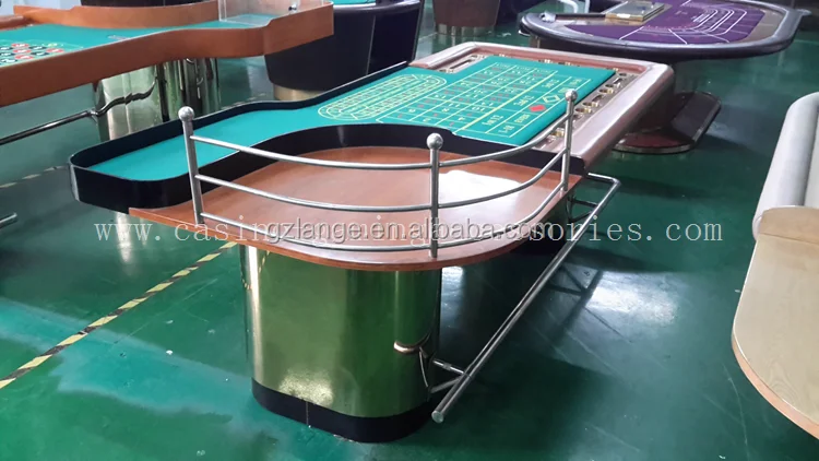 Factory Direct Luxury 96inch Roulette Poker Table With 22inch Roulette ...