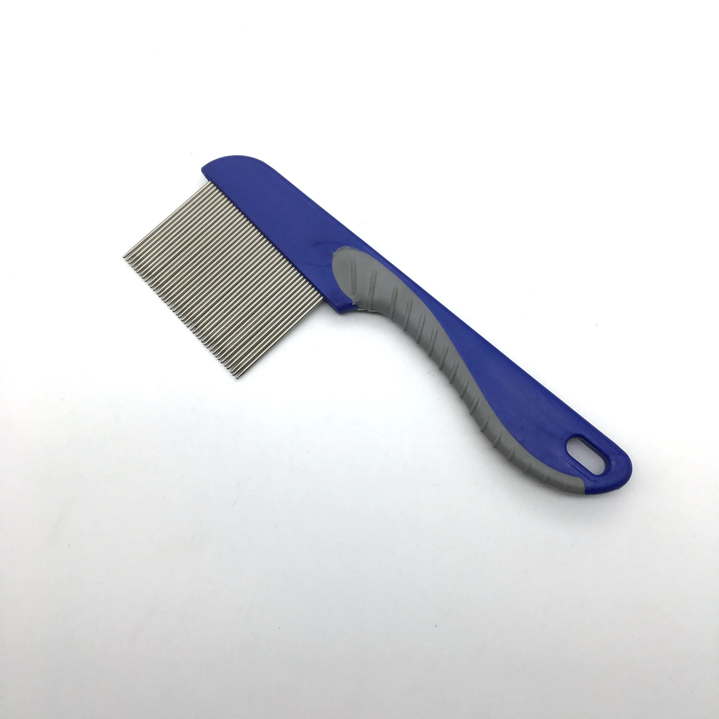 Long Rubber Anti Slip Plastic Handle Human Hair Lice Tick Louse Nit ...