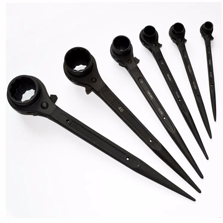 Standard Size Ratchet Podger Spanner for Scaffolding