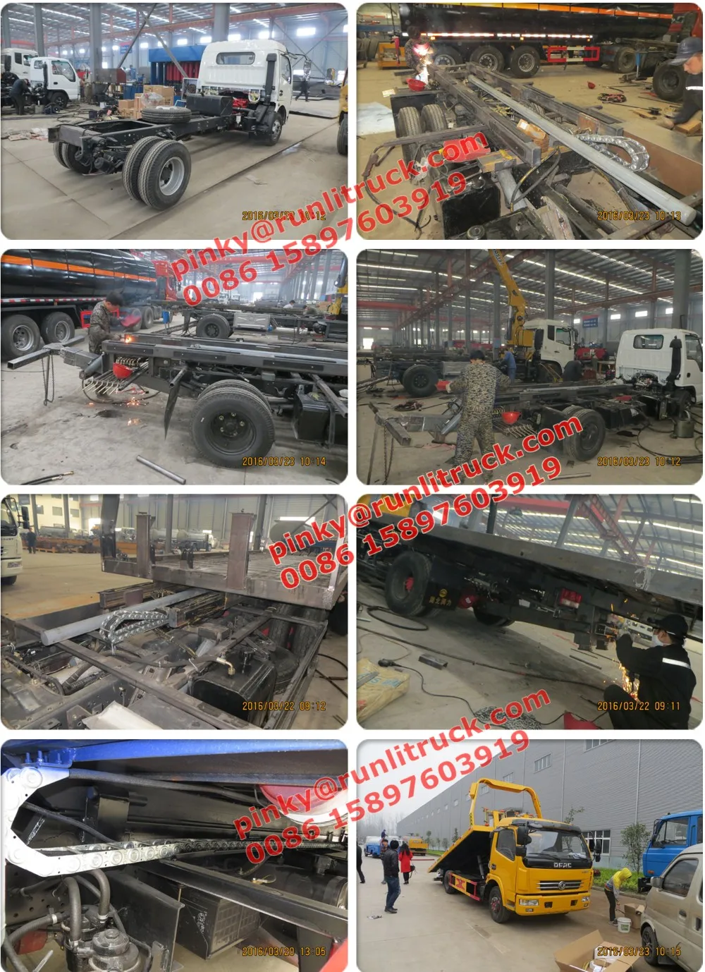 2tons -4tons Loading Platform Breakdown Truck,Tow Truck,Dfac Low Bed ...