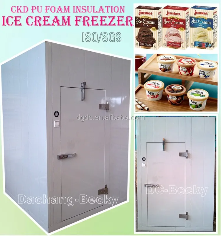 Ckd Pu Foam Insulation Ice Cream Freezer Storage Cold Room - Buy Ice ...