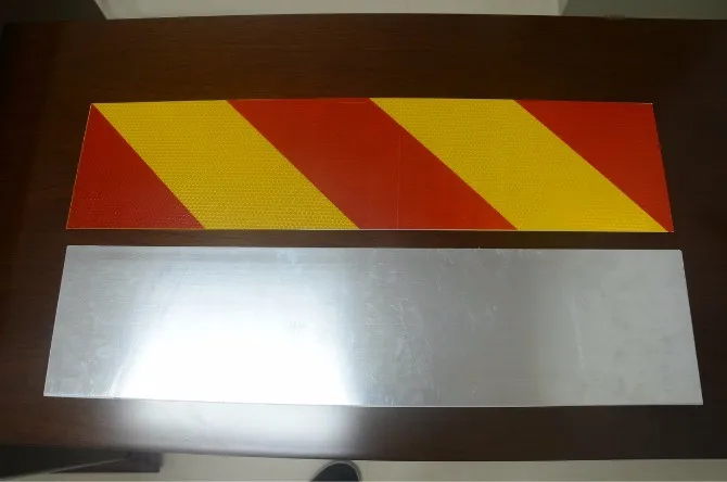 Red Yellow Reflective Chevron Tape For Truck And Trailer Panels - Buy ...
