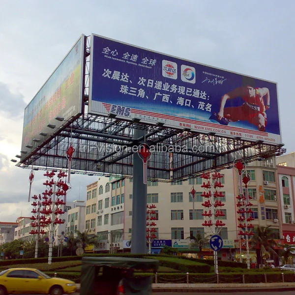 Outdoor High Quality Trivision Billboard Motor Digital Scrolling ...