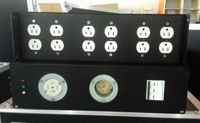Electrical Panel Rack With Us Edison Power Sockets - Buy Electrical ...