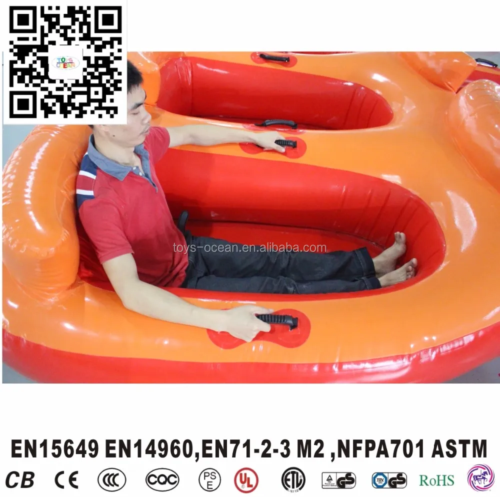 5 Person Donut Boat Inflatable Water Towable Tube Ski Boat For Jet Ski ...