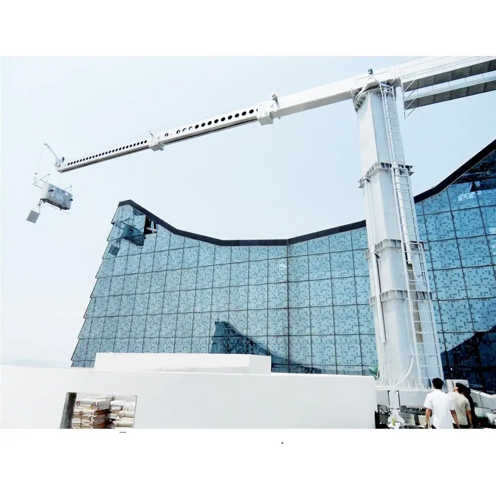 Bmu With Telescopic Jib And Telescopic Column Suspended Platform ...