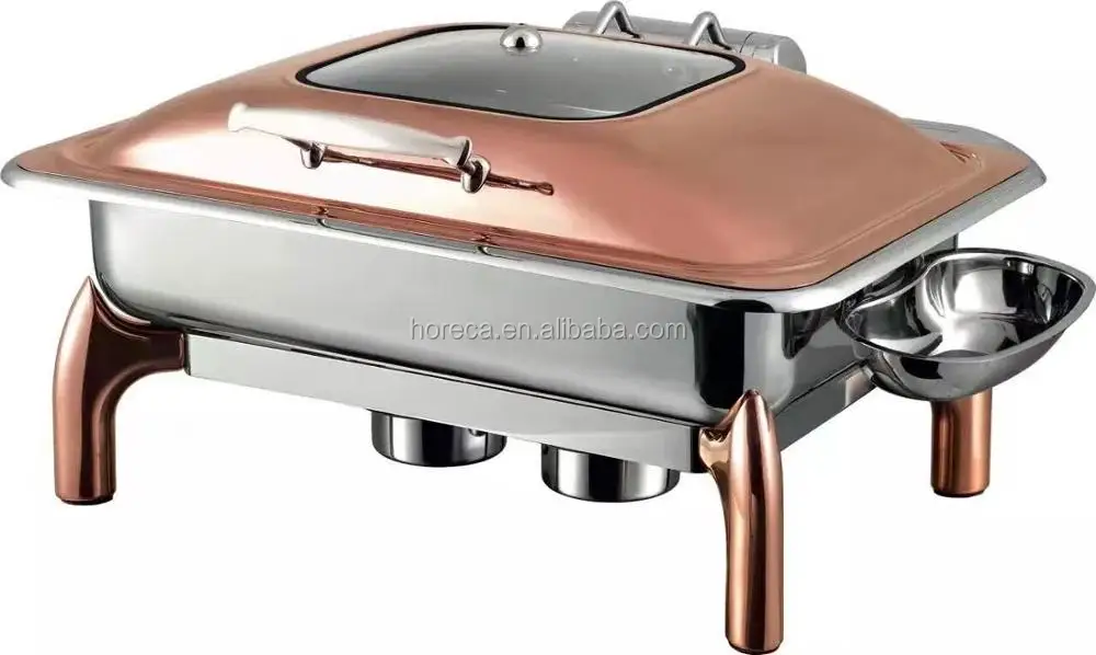 Rose Gold Plated High-end Stainless Steel Hydraulic Chafer Yufeh ...
