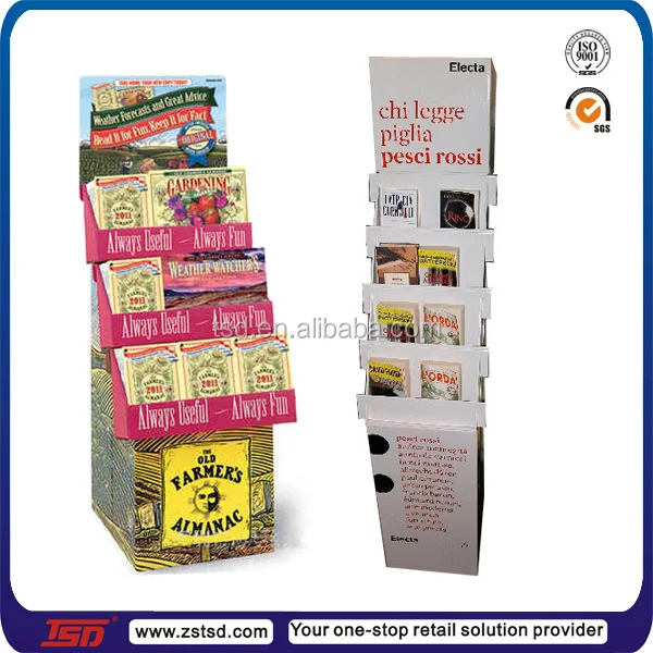 Custom Floor Standing Cardboard Brochure Holders - TSD-C760