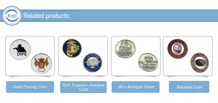 Gold Plating Coins & Medals for Rotary Club - Customized