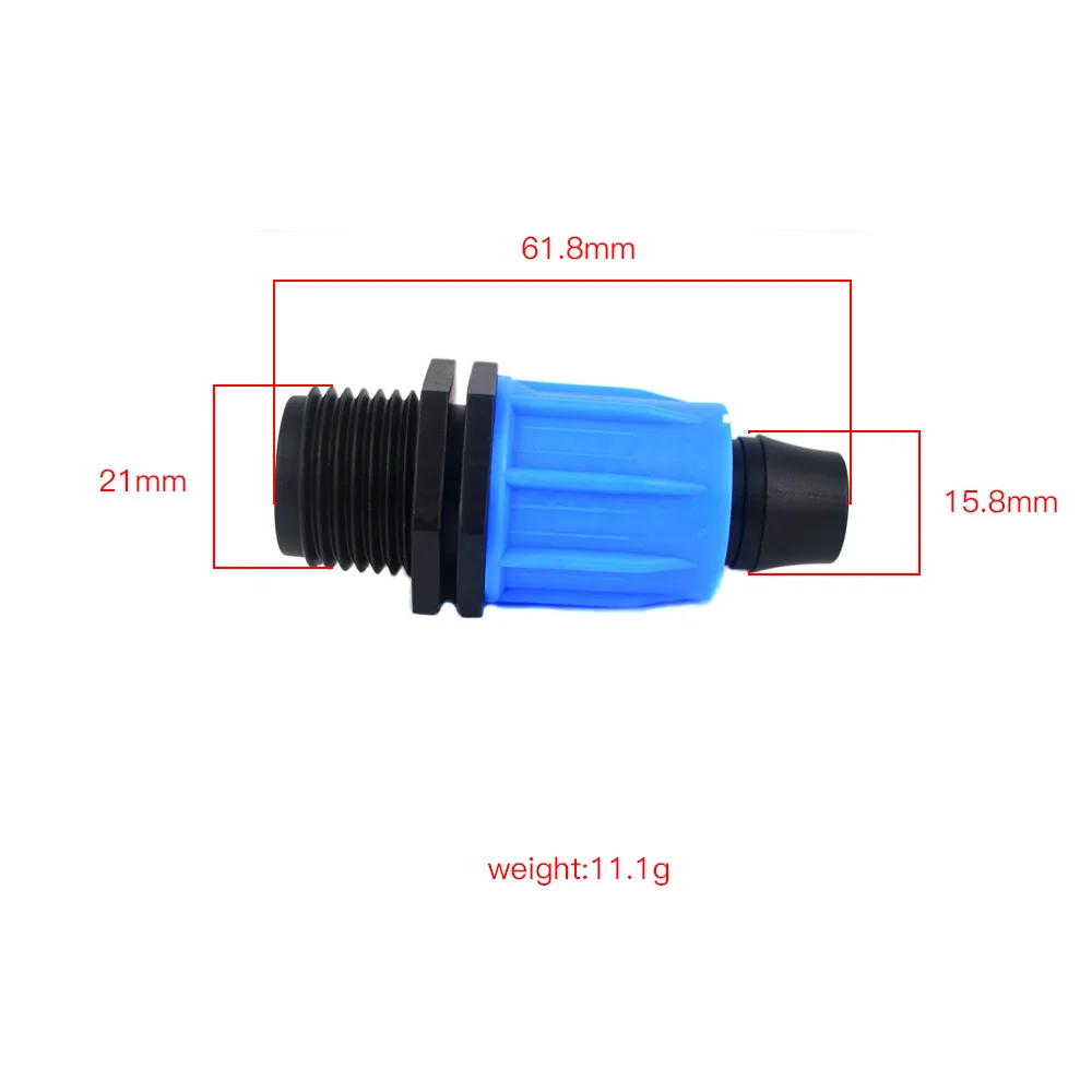 Dn16*1/2 Lock Coupling With Male Thread In Drip Pipe Fitting - Buy ...