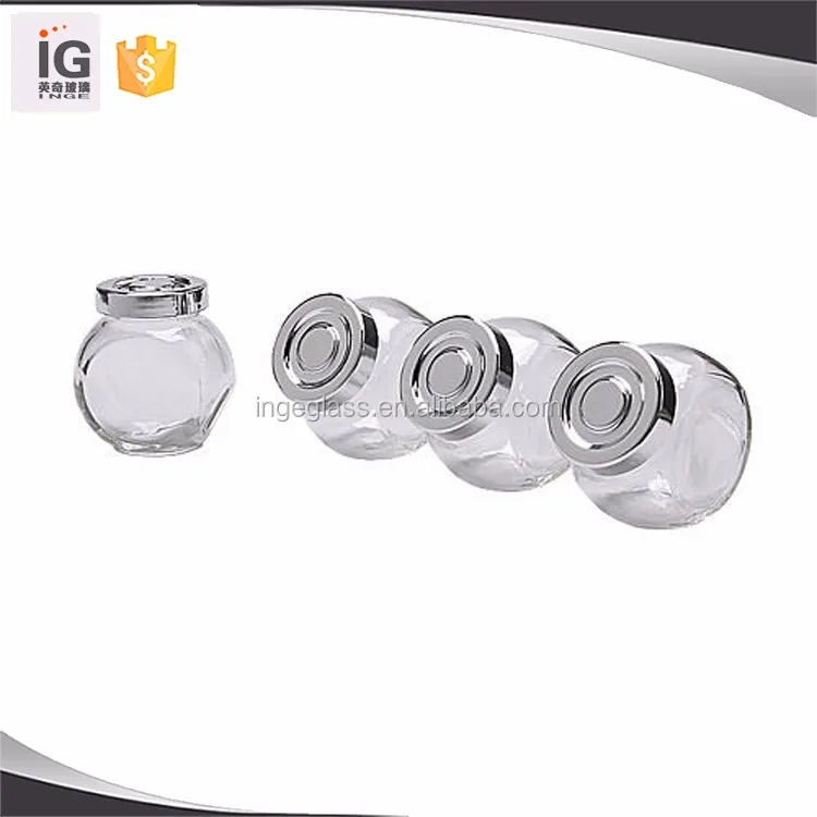 Round Angled Glass Storage Jar - Buy Glass Storage Jar,Round Angled ...