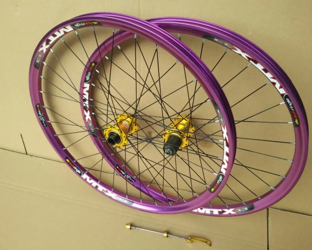 Aluminum Alloy Rims Bike Wheel 29 Downhill Bicycle Wheels 26/27.5/29er ...