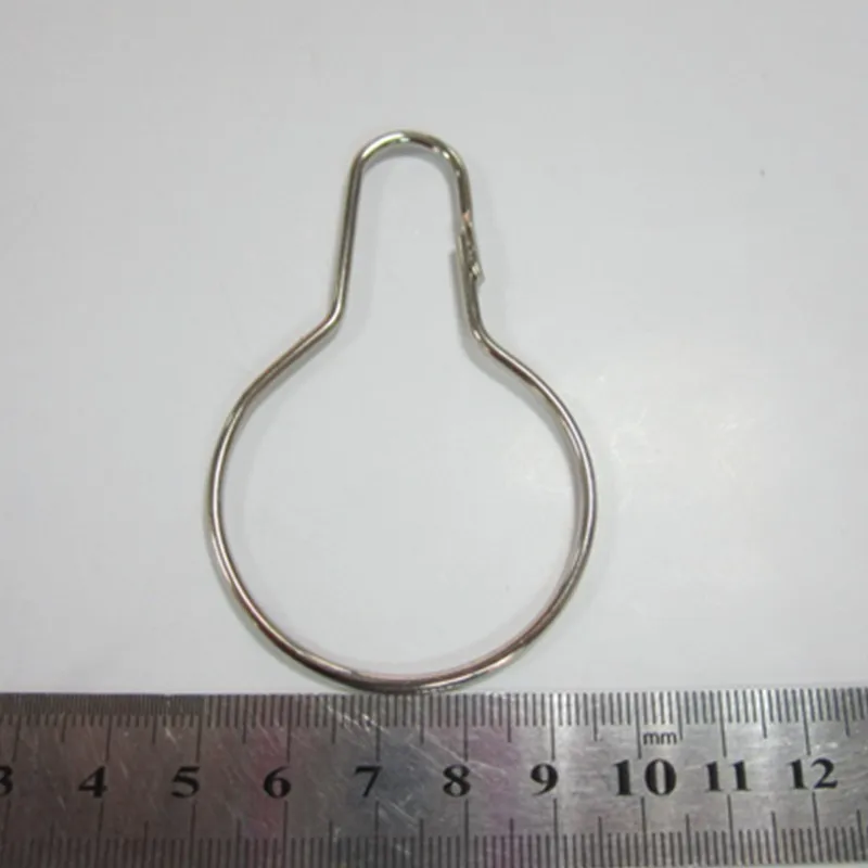 Metal Pear-Shaped Curtain Hook With Nickel Plating - Durable Iron ...