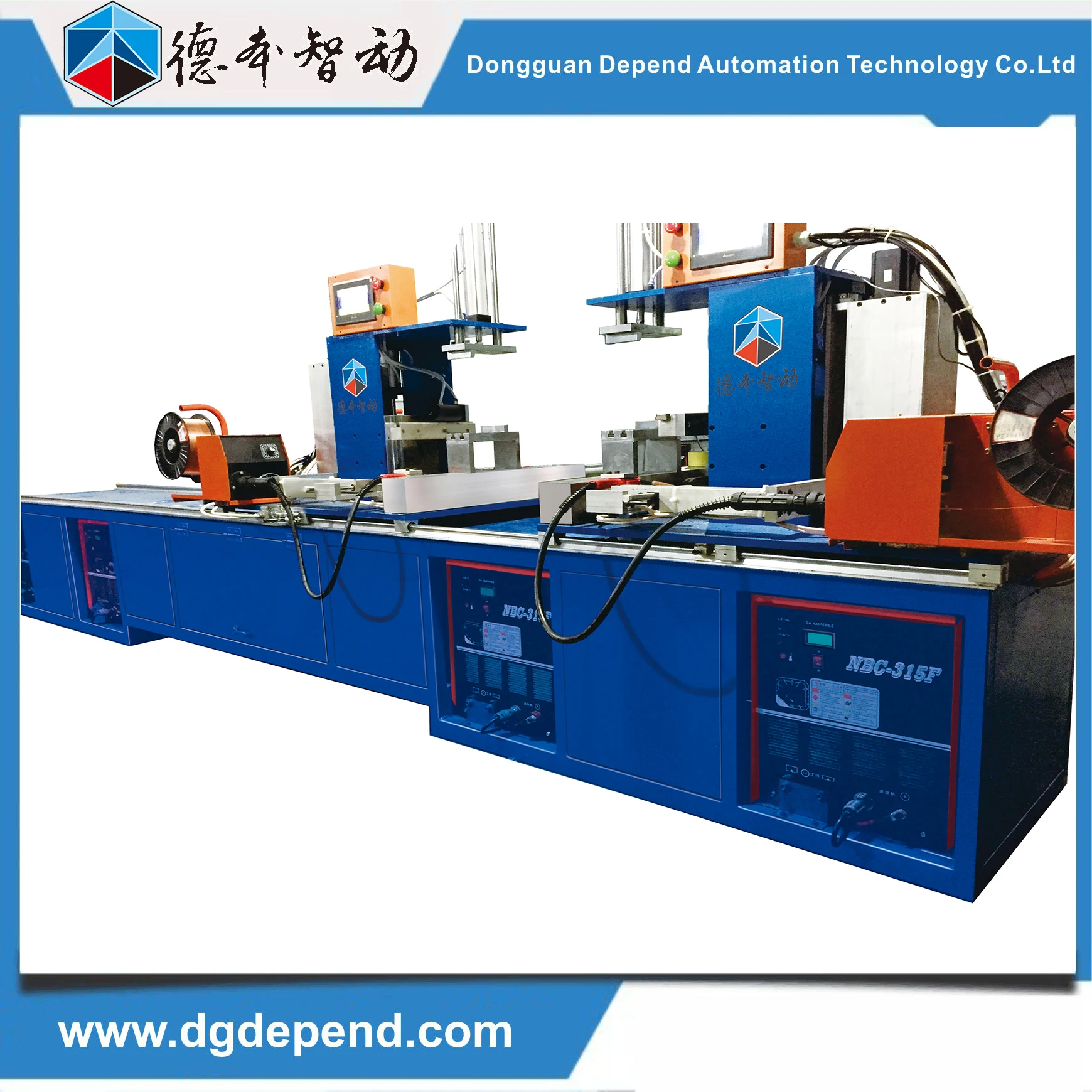 Gas automatic storage rack beam welding machine with 4 welder| Alibaba.com