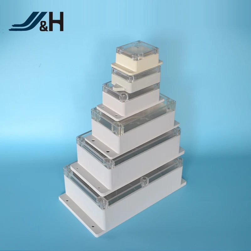 Screw Type Top Transparent Cover Mounting Waterproof Plastic Junction ...