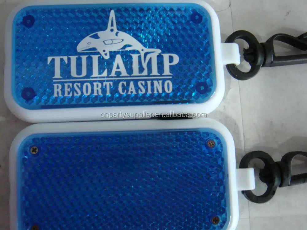 Promotional Logo Led Flashlight Keychain Custom Printed Led Warning ...