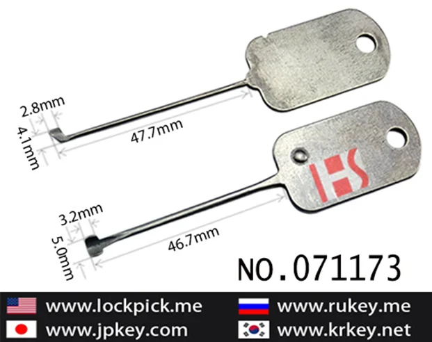 Hot Sale Locksmith Tool Dimple Lock Kaba Lockpick Set 071173 - Buy ...