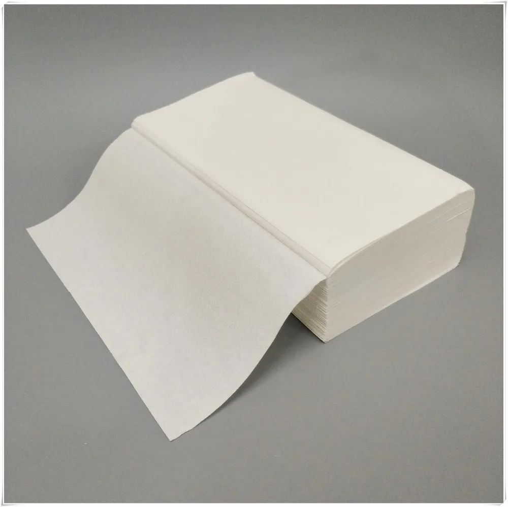 Recycle White Color Single Fold Paper Towel V Fold Towel Paper 4000's ...