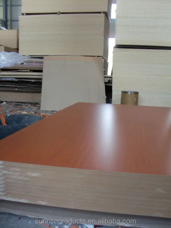 Tablero Mdf Laminado De Melamina De Color Madera De 18mm A Ambos Lados ...