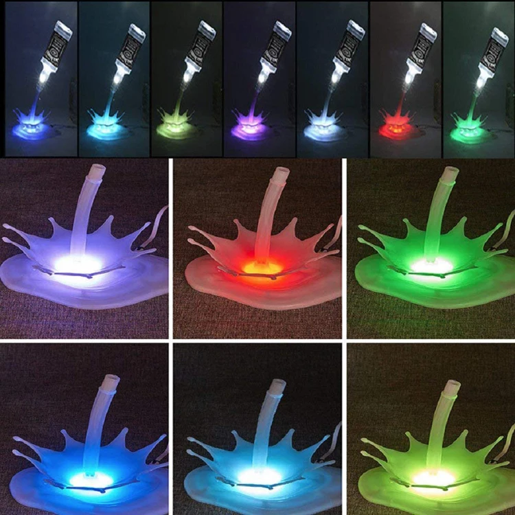 Led Night Light Diy 3d Pouring Wine Desk Table Light Color Changing ...