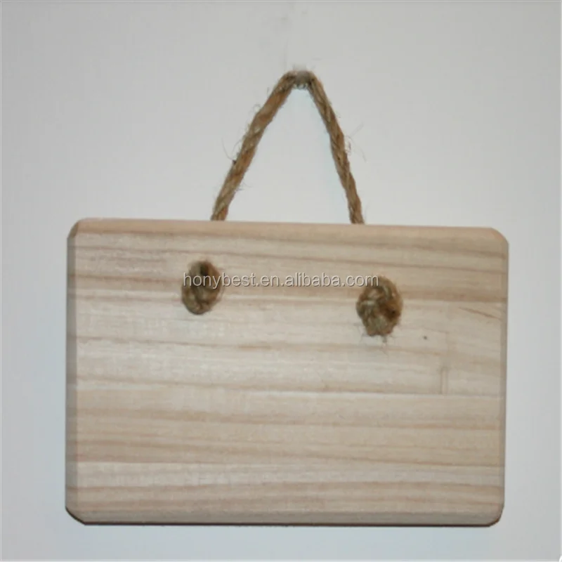 Unfinished Wood Rectangle Signs - Perfect for Craft Projects