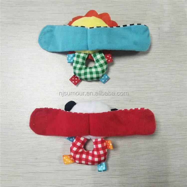 Baby Wrist Strap Hand Bell Baby Wrist Band Plush Cheap Toys For ...