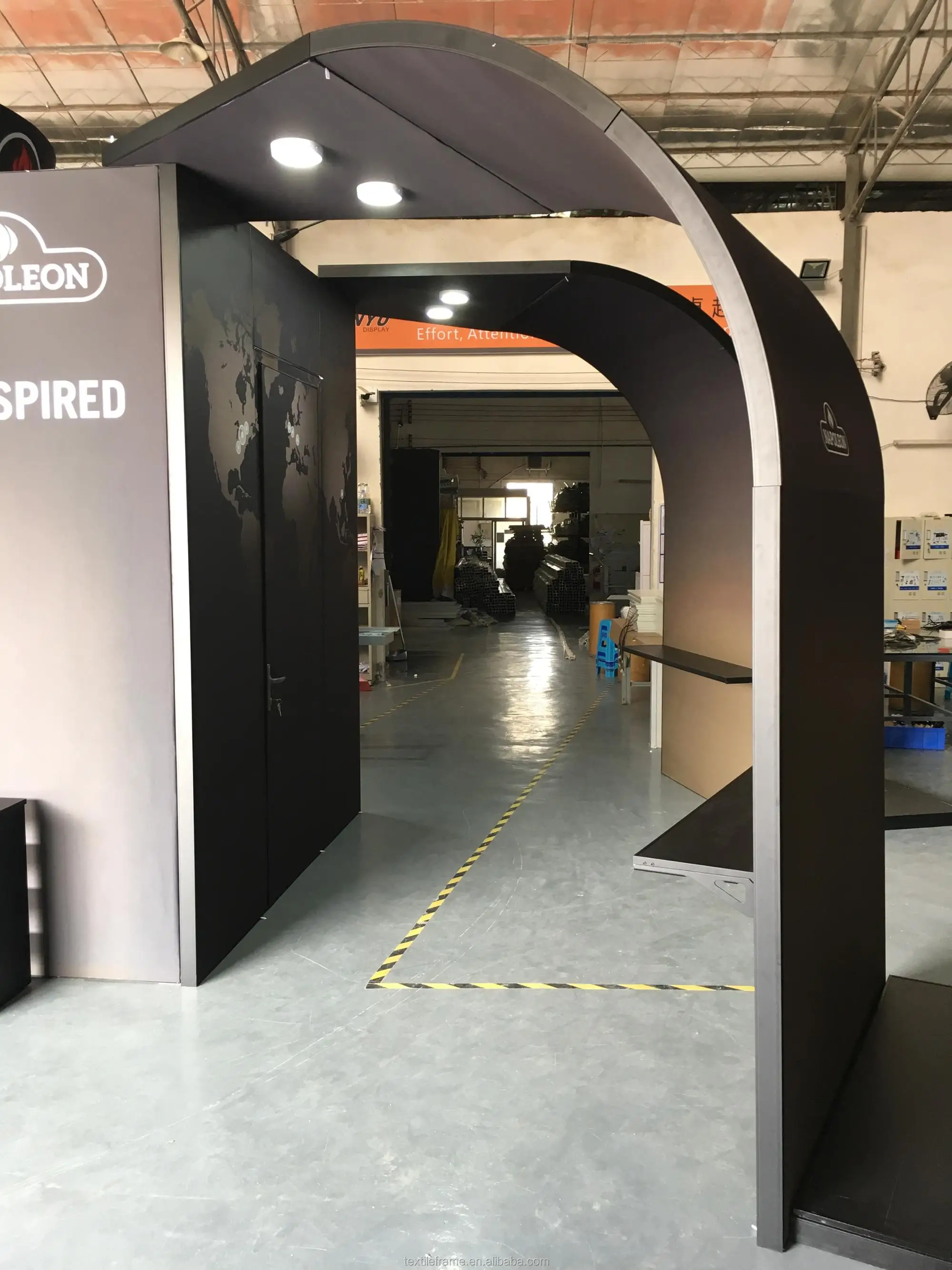 M-series Modular Advertising Wall Trade Show Lighting Supplies Displays ...